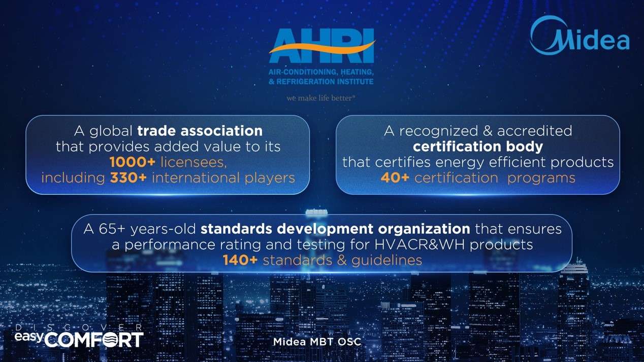 Midea Partners with AHRI to Develop New Global VRF Standards_Midea ...